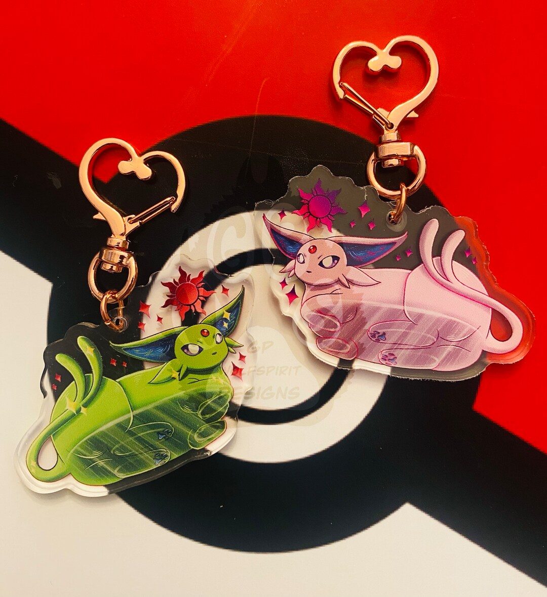 Espeon Loaf - Pokémon (eevee Evolution) Keychain - Etsy