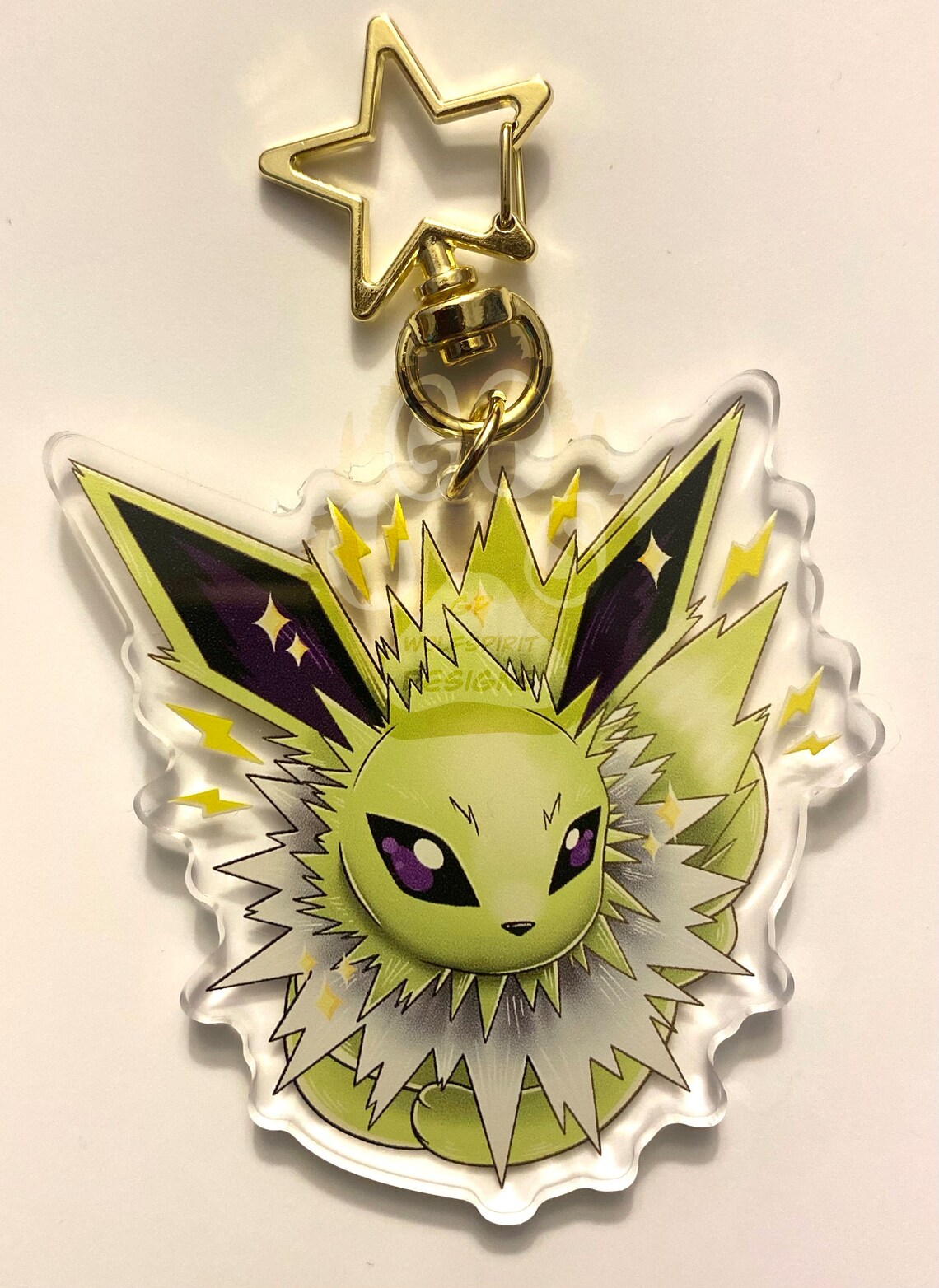 Jolteon Loaf Pokémon eevee Evolution Keychain - Etsy