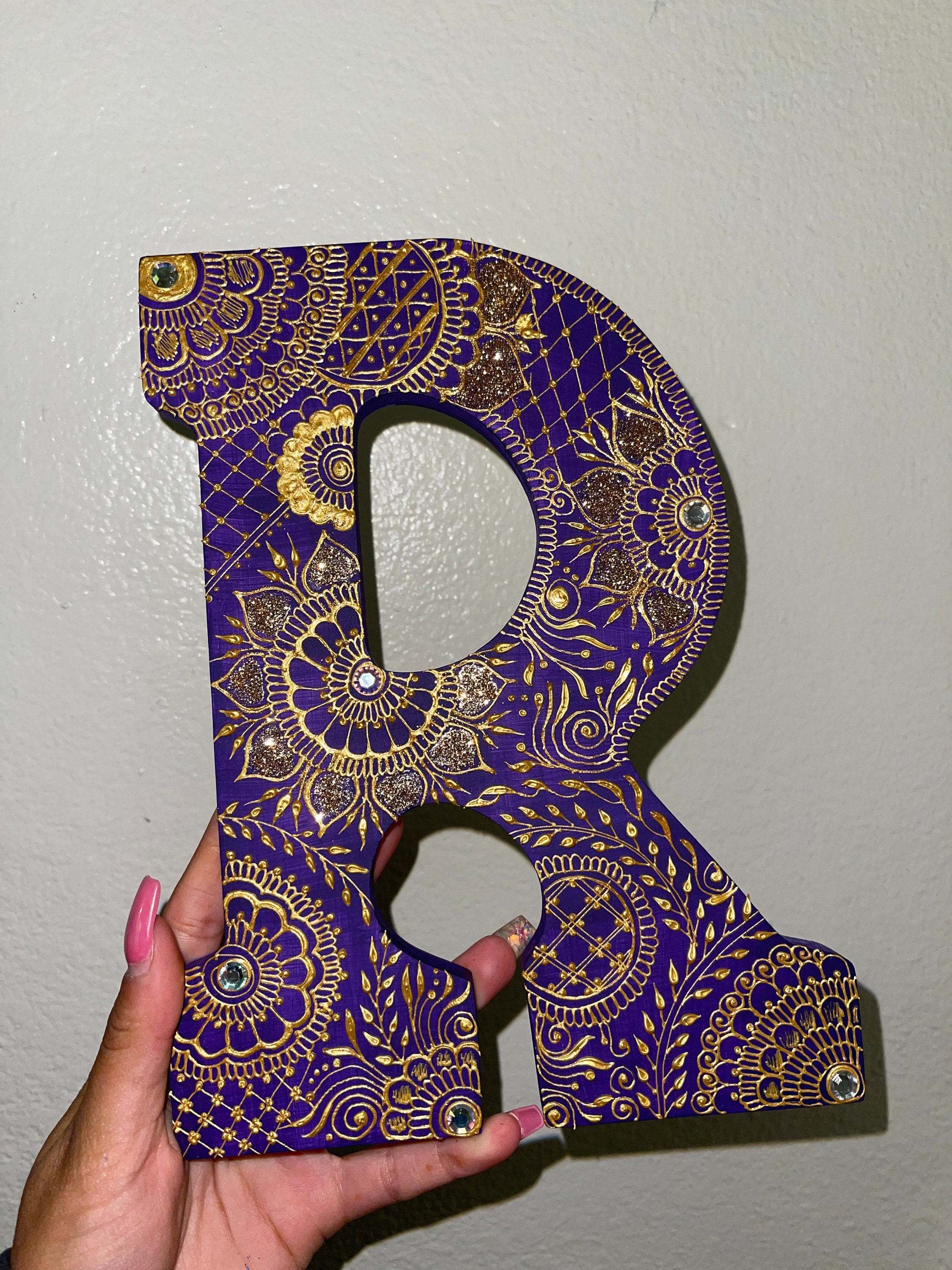 Wooden Henna Letters - Etsy