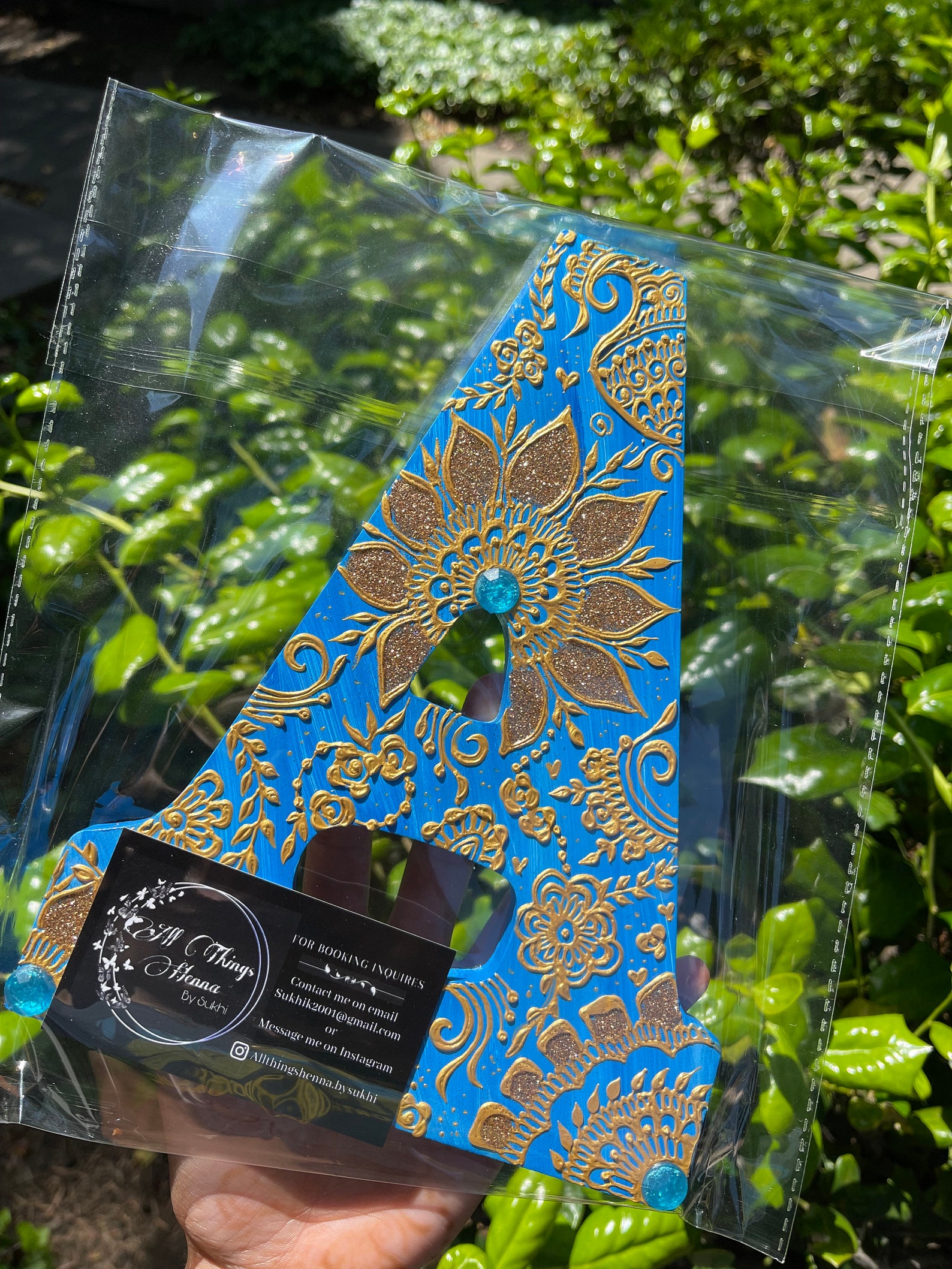 Wooden Henna Letters - Etsy