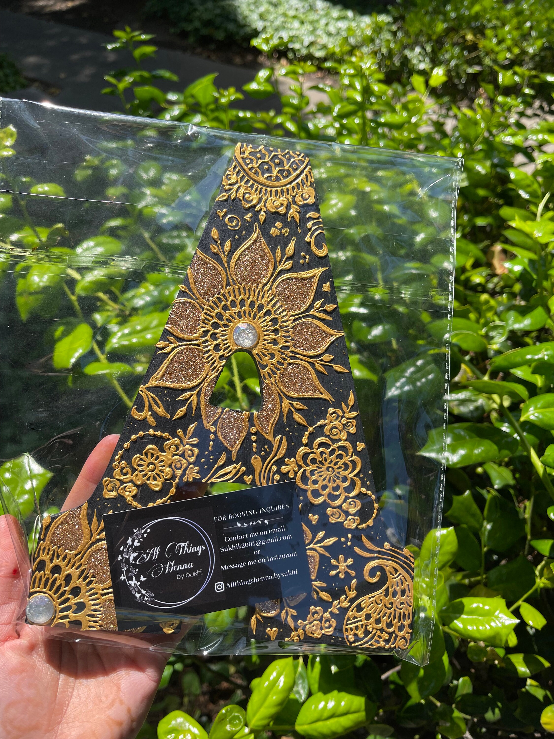 Wooden Henna Letters - Etsy