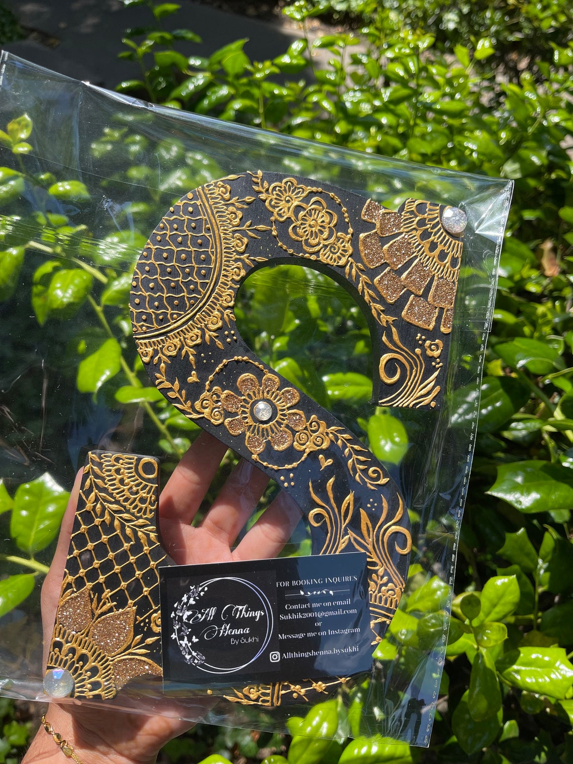 Wooden Henna Letters - Etsy