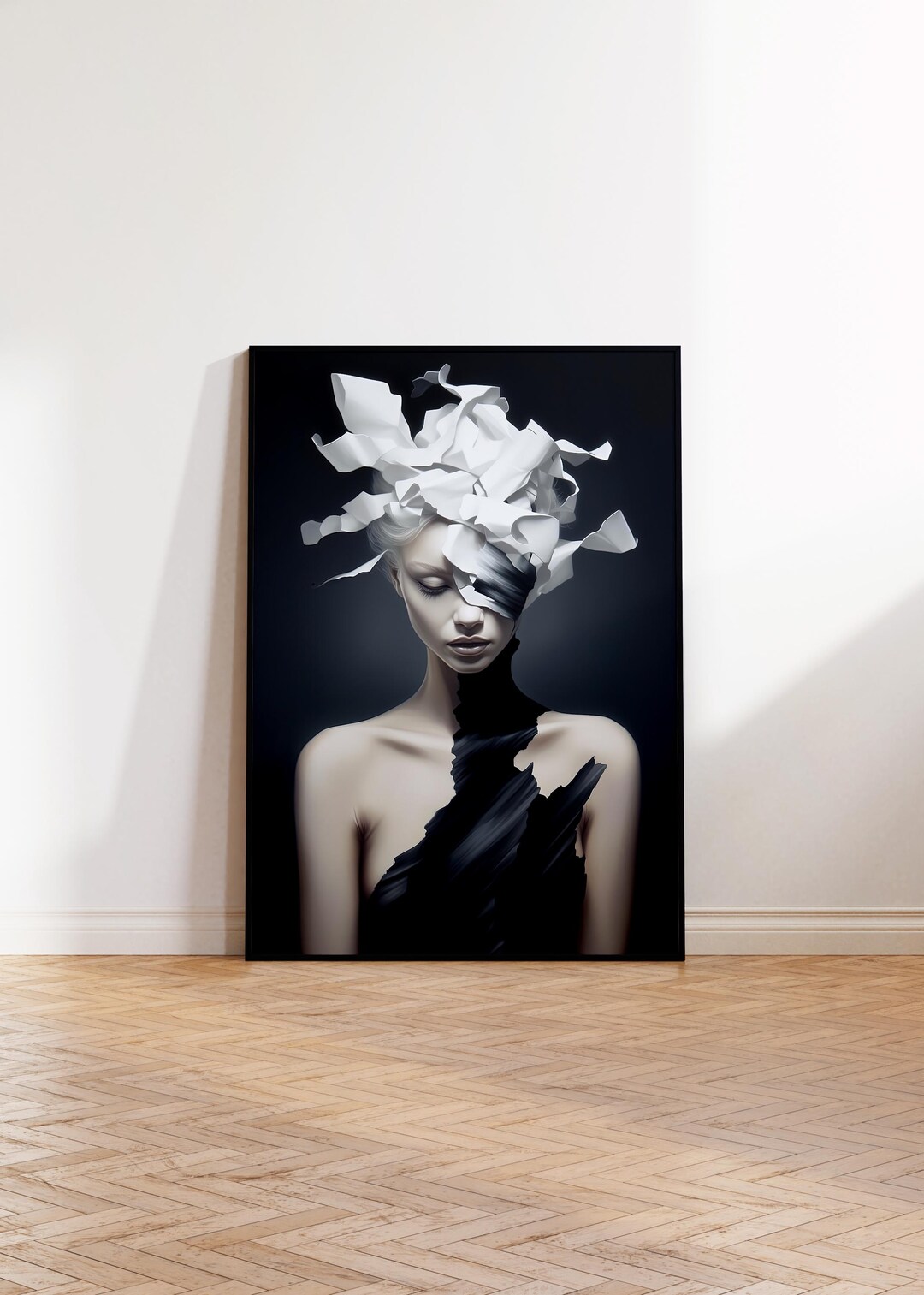 Abstract Woman Art Print | Instant Download | Printable Wall Art ...