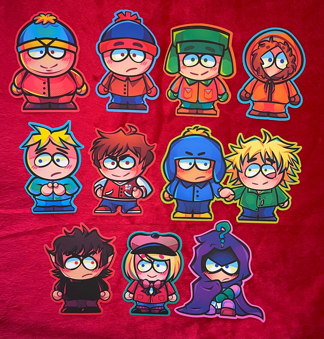 Chibi South Park Stickers - Etsy