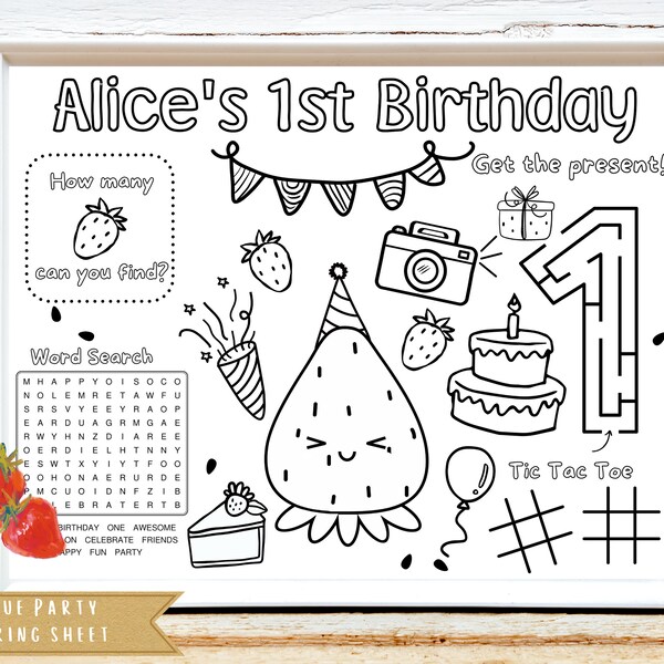 Strawberry Theme - Etsy