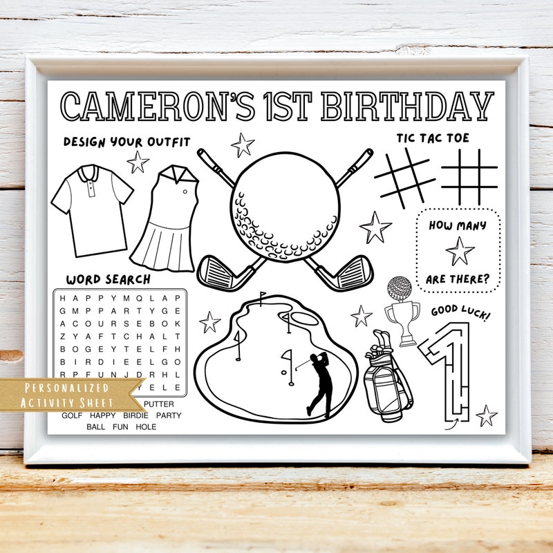 Golf Theme Birthday - Etsy