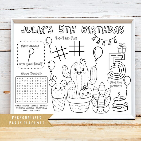 Cactus Theme Party - Etsy