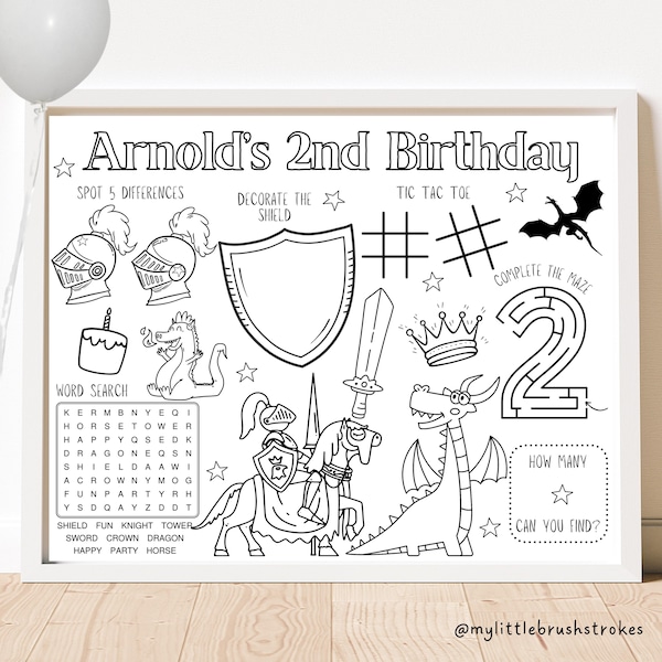 Knight Birthday Favors - Etsy UK