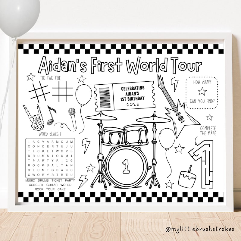 Coloring Rock and Roll - Etsy UK