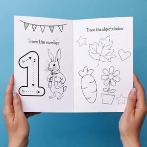 Classic Rabbit Party Coloring Book | Rabbit Birthday Party Activity ...
