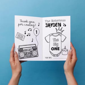 Notorious One Birthday Party Coloring Pages | Notorious Party Favor ...