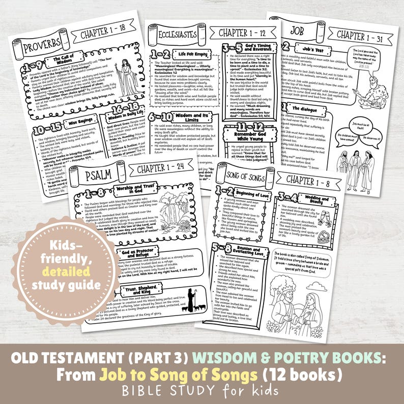 WISDOM & POETRY Books (from Job to Song of Songs) - Bible Made Simple ...