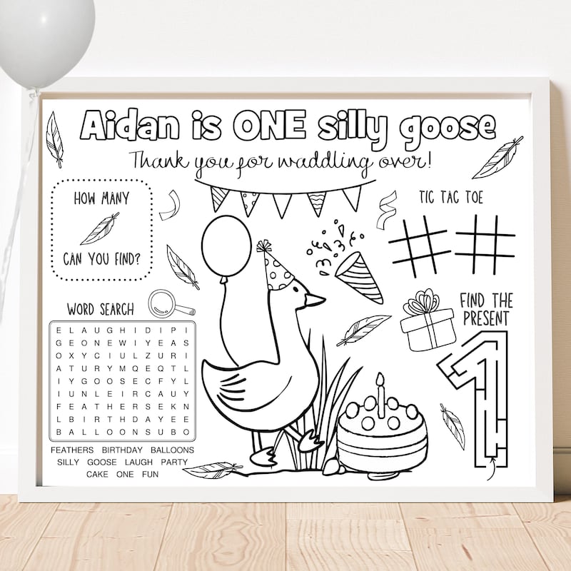 Silly Goose Birthday Party - Etsy