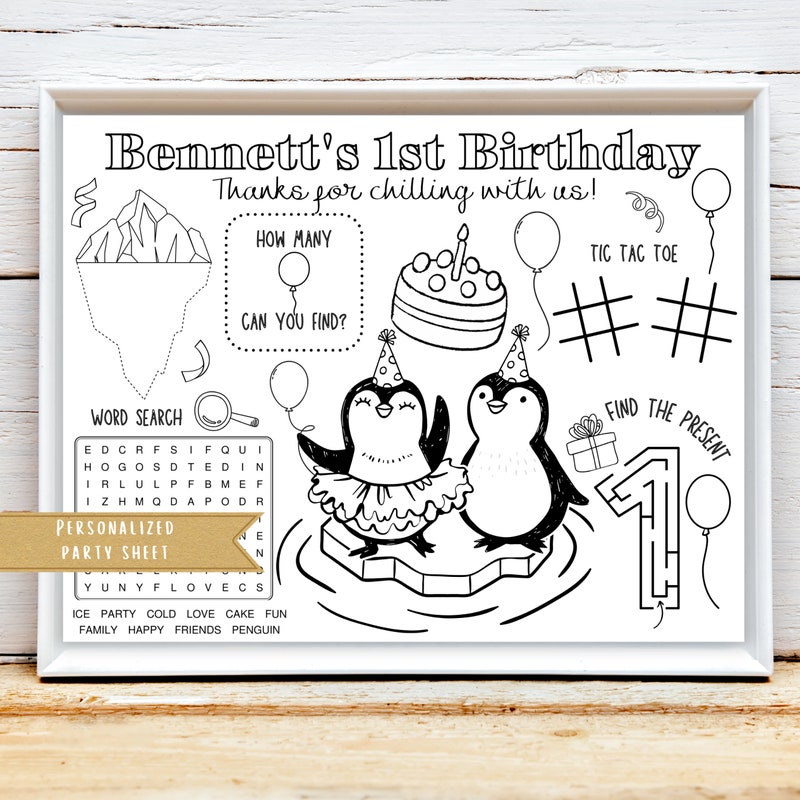 Penguin Party Favors - Etsy