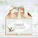 Editable Mallard Duck Gable Box Label: First Birthday Party (digital ...