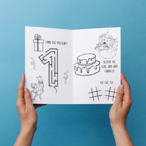 Classic Rabbit Party Coloring Book | Rabbit Birthday Party Activity ...