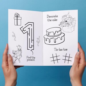 Classic Rabbit Party Coloring Book | Rabbit Birthday Party Activity ...