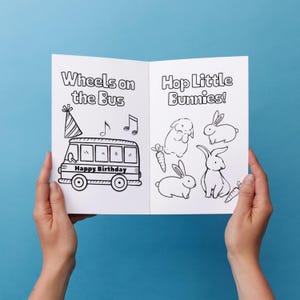 Personalized Nursery Rhyme Birthday Coloring Book (digital Download) - Etsy