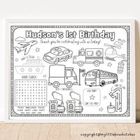 Editable Transportation Birthday Bundle, Transportation Party ...