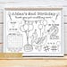 Editable Mallard Duck Gable Box Label: First Birthday Party (digital ...
