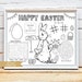 Easter Kids Activity Sheet Easter Fun Game Coloring Rabbit Easter ...