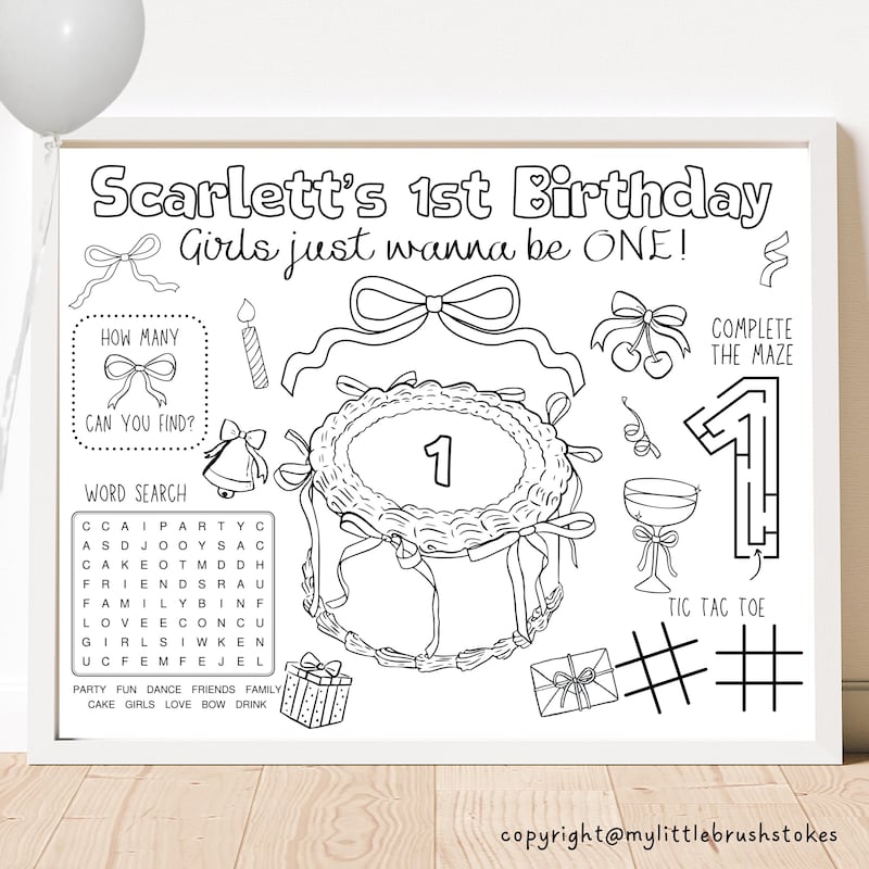 Coloring Bow Sheets - Etsy UK