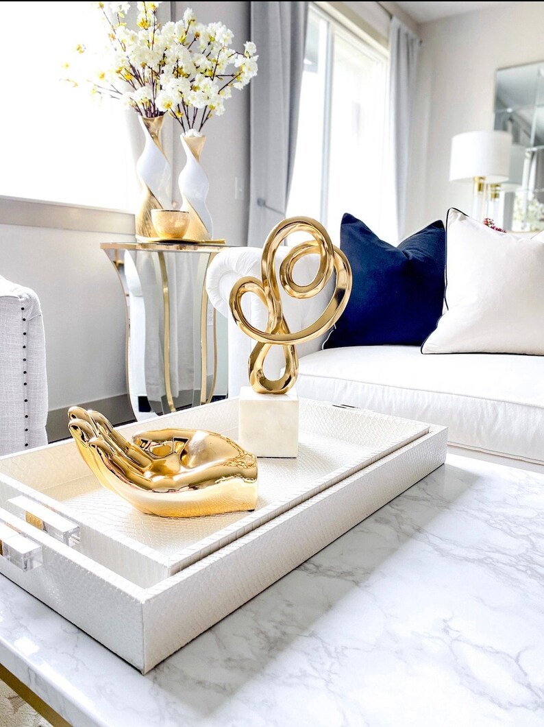 Gold Sculpture| Table Top Decor - Etsy