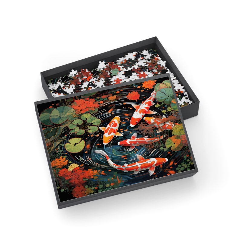 Koi Harmony Puzzle | Jigsaw Puzzle for Adults and Kids | 96/252/500 ...