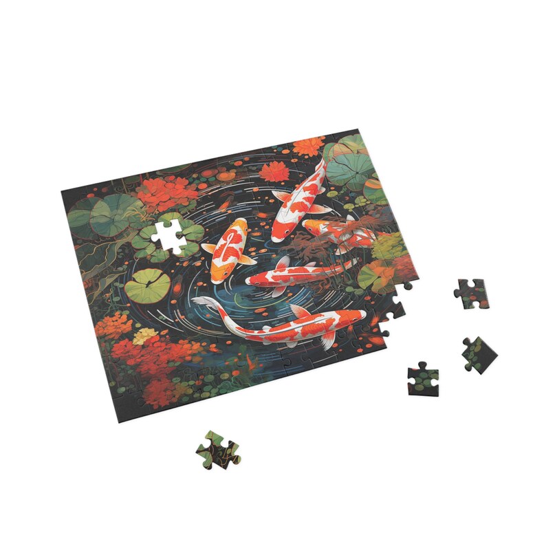Koi Harmony Puzzle | Jigsaw Puzzle for Adults and Kids | 96/252/500 ...