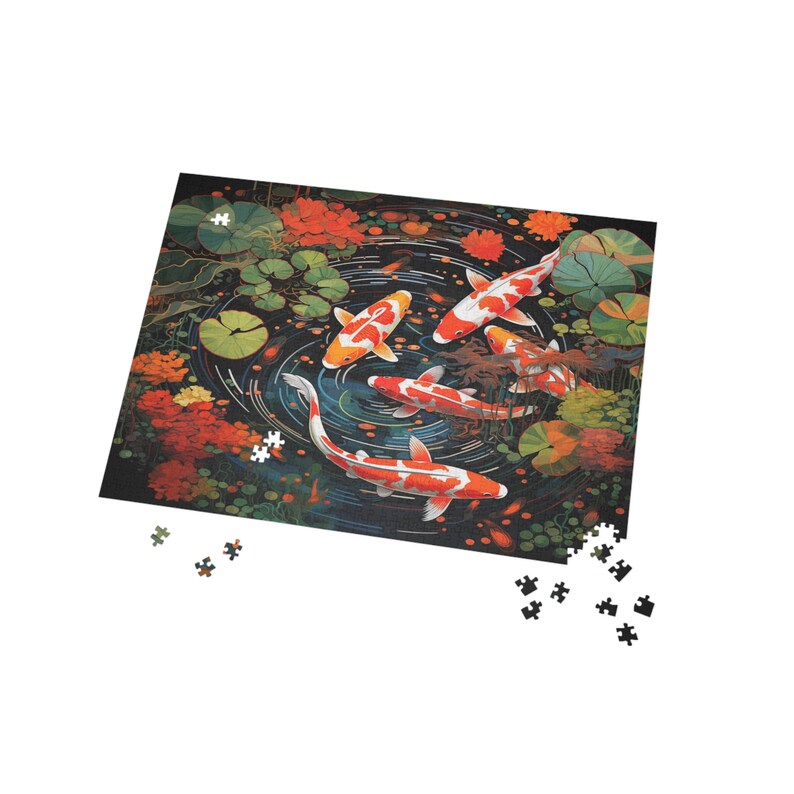 Koi Harmony Puzzle | Jigsaw Puzzle for Adults and Kids | 96/252/500 ...
