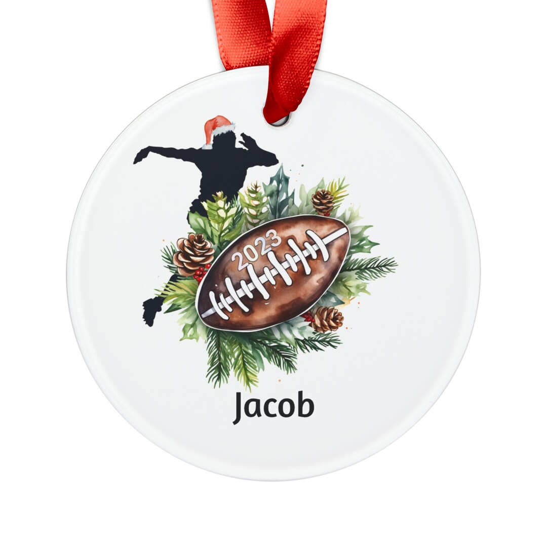 Personalized Gift Custom Touchdown Memories Football Ornament ... Personalized Gift Custom Touchdown Memories Football Ornament ...