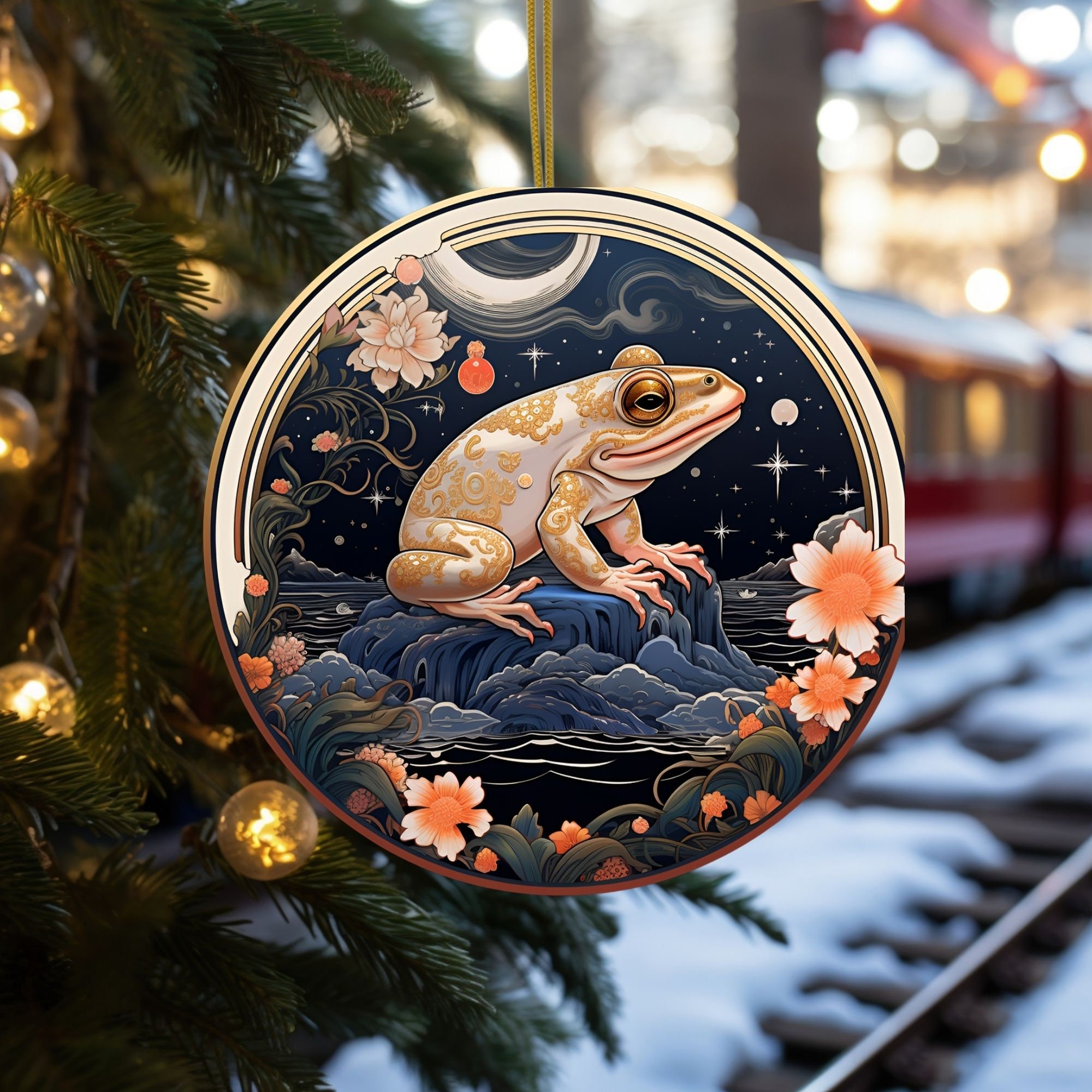 Frogs Gifts. Festive Kirin Frog Ornament Japanese-inspired - Etsy
