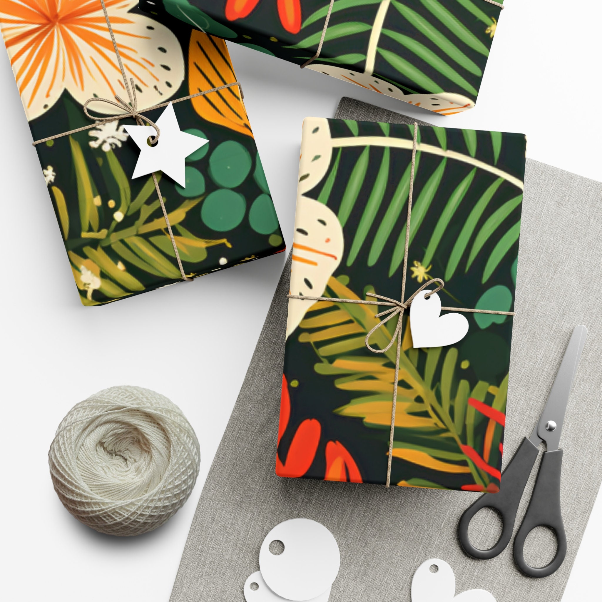 Gift Wrap Women. Tropical Paradise Delight Gift Wrap. Unique Gift ...