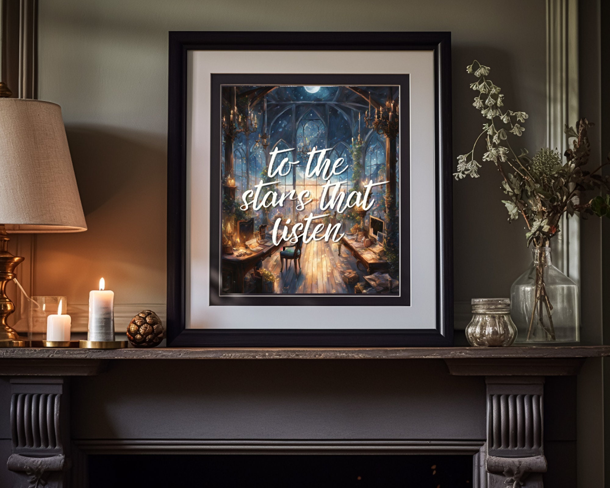 Throne of Glass Let's Rattle the Stars TOG Book Merch Maximalist Wall ...