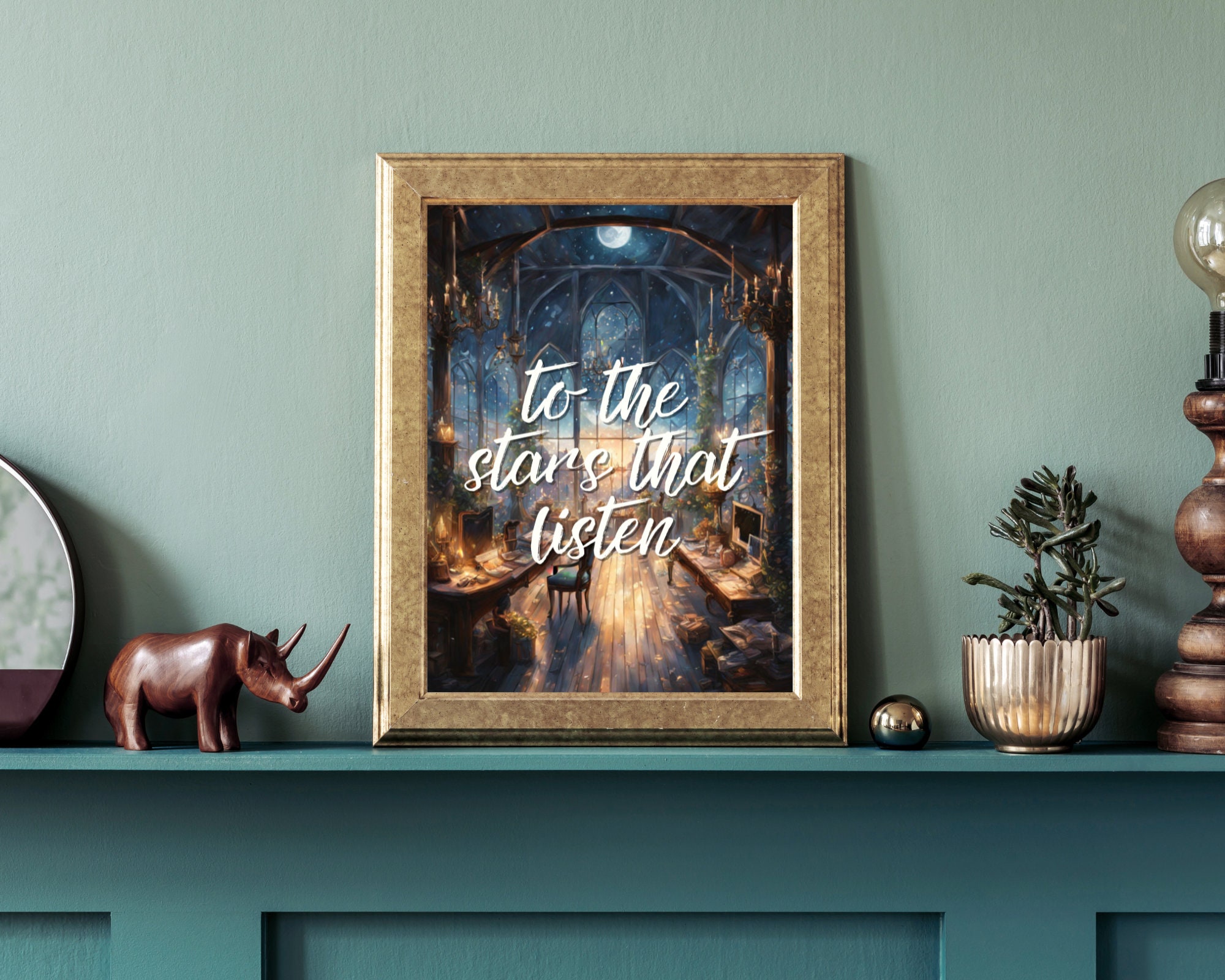 Throne of Glass Let's Rattle the Stars TOG Book Merch Maximalist Wall ...