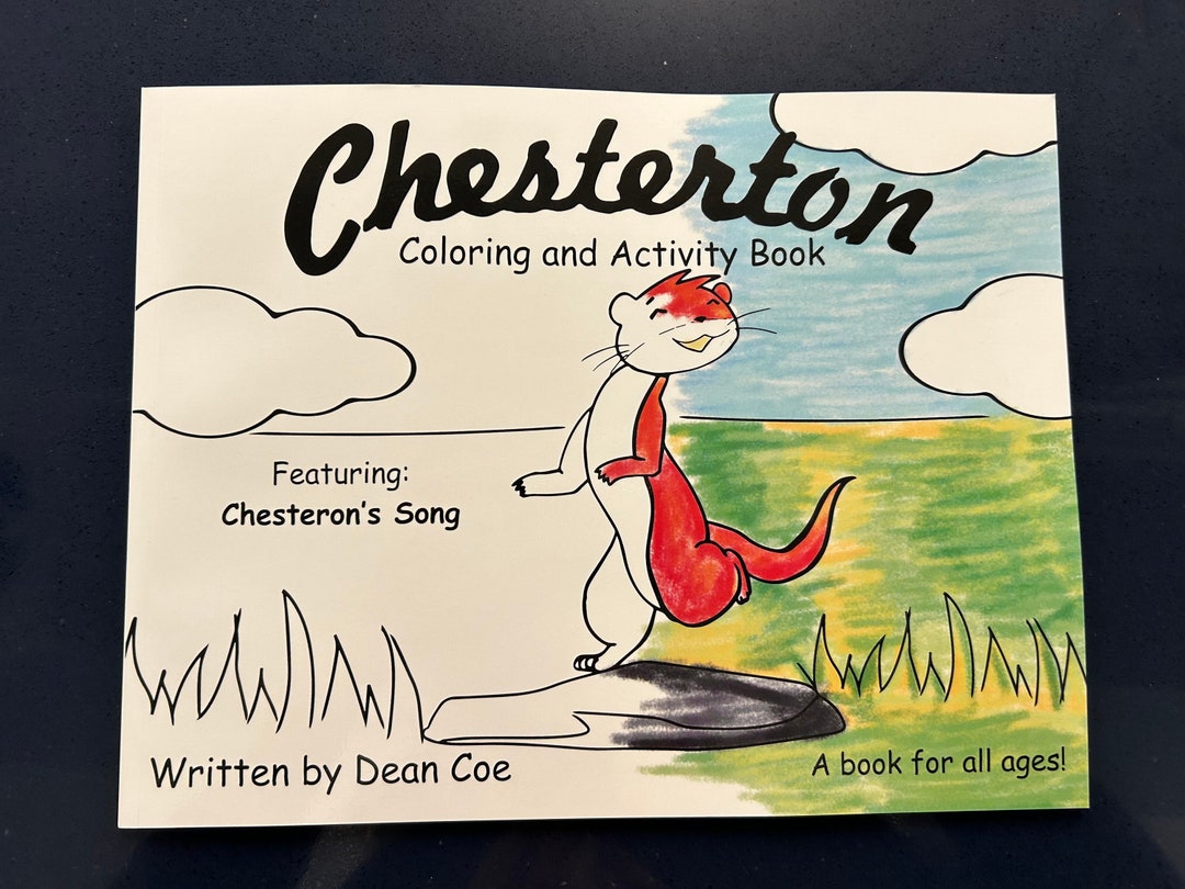 Chesterton Coloring and Activity Book, Paperback Gift for All Ages ...