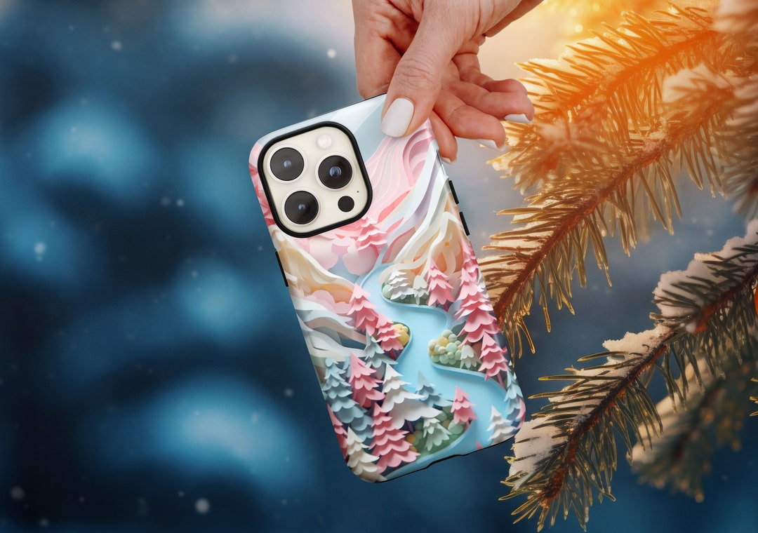 Holiday Winter Papercraft Samsung Phone Case Festive Xmas - Etsy