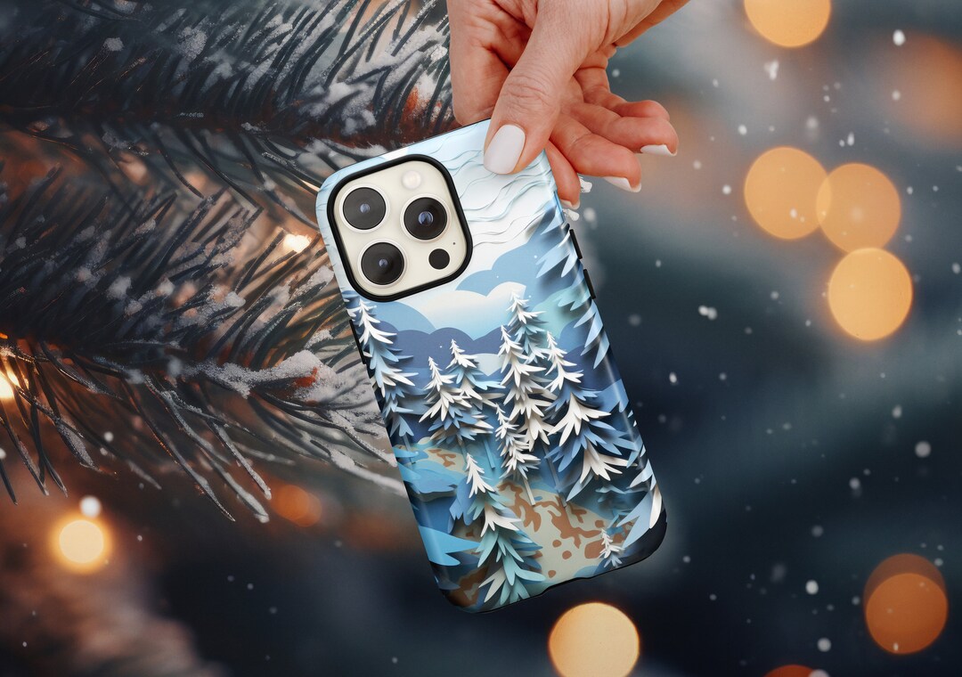 Holiday Winter Papercraft Samsung Phone Case Festive Xmas - Etsy