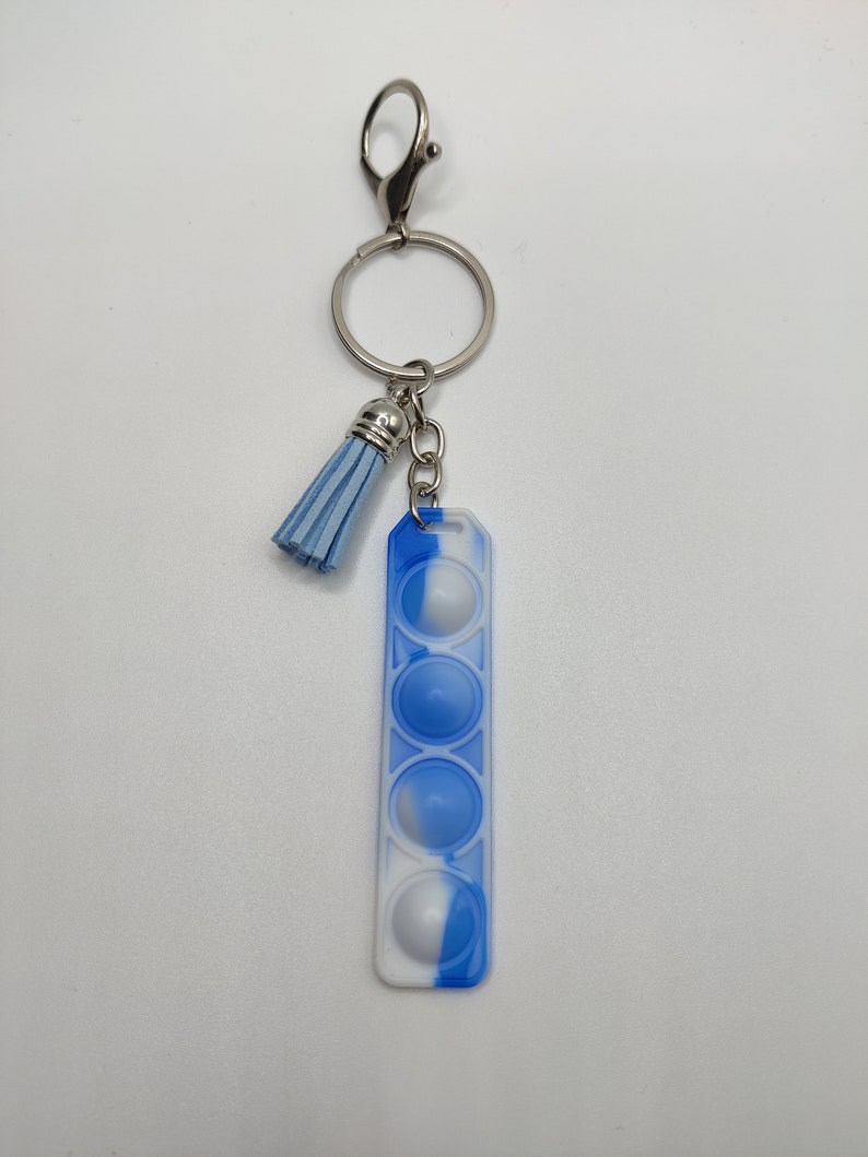 Pop Bubble Fidget Toy Keychains in Multiple Colors! Customize It! Figet ...