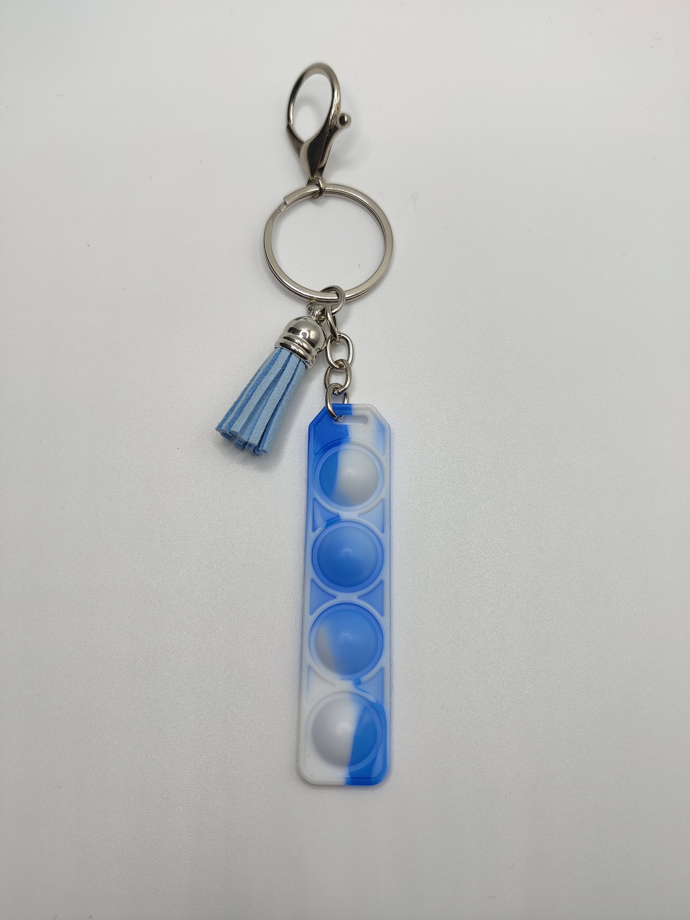 Pop Bubble Fidget Toy Keychains in Multiple Colors! Customize It! Figet ...