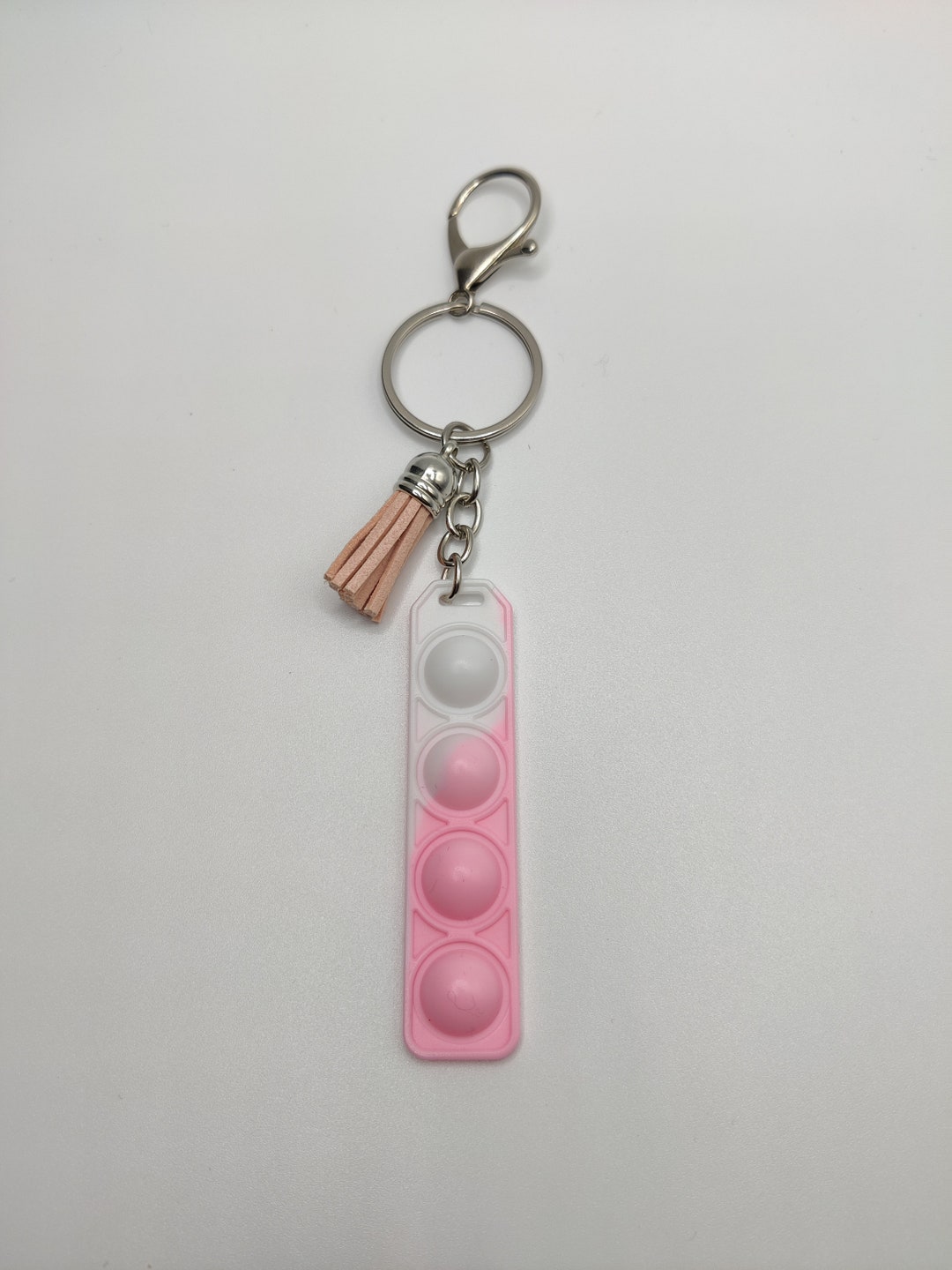 Pop Bubble Fidget Toy Keychains in Multiple Colors! Customize It! Figet ...