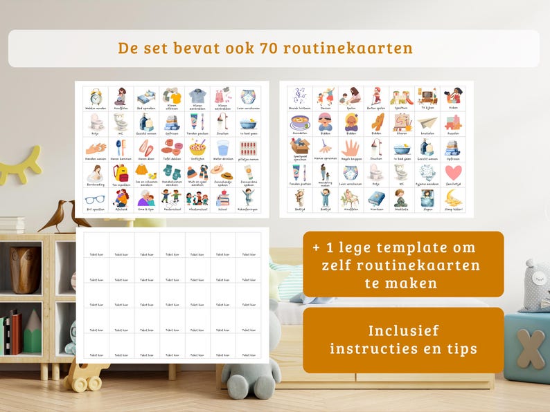 Editable Bee Daily Routine Chart for Toddler | Morning & Evening Chore ...