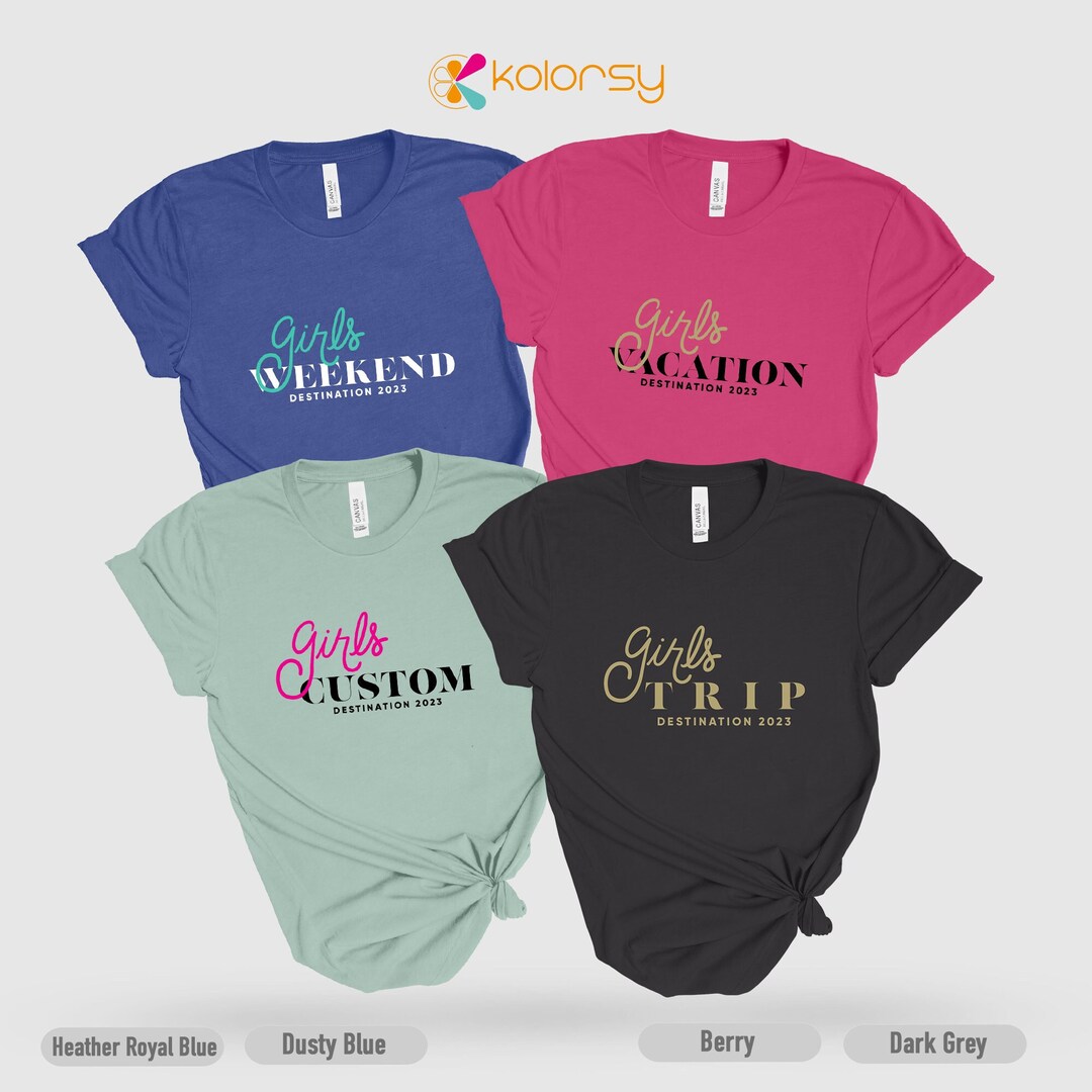 Custom Girls Trip Crew, Matching Girls Shirt, Besties Trip Shirt, Girls Trip Shirt, Girls Trip ...