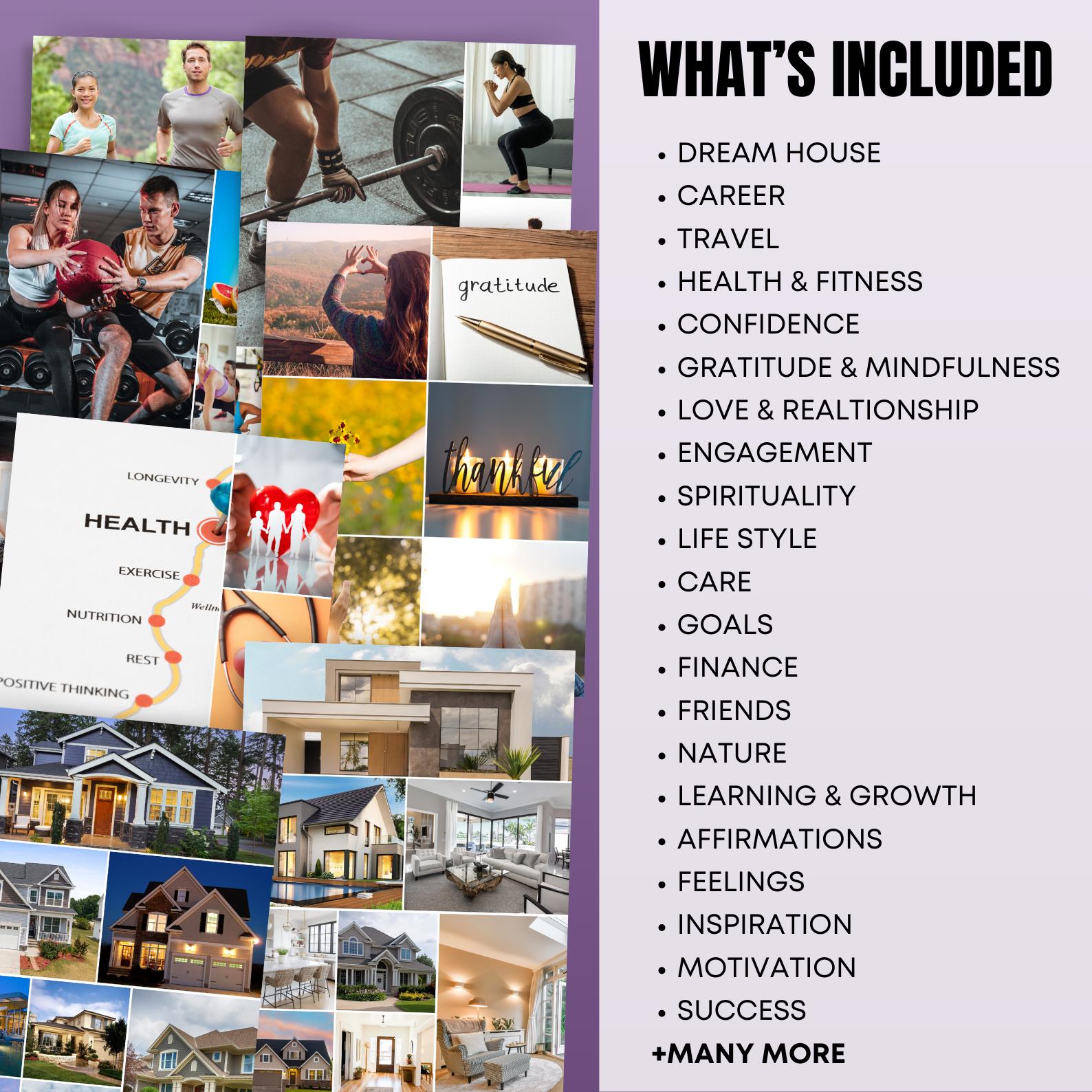 2025 Printable Vision Board Bundle With 2000 Printable Photos ...