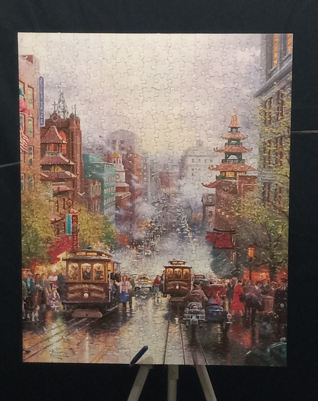 Thomas Kinkade San Francisco A View Down California Street: - Etsy