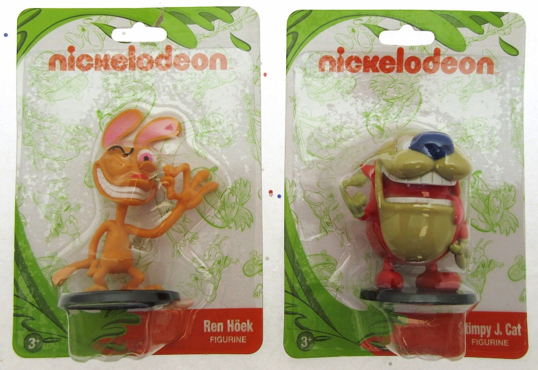 Ren and Stimpy Figurines Nickelodeon Collectible Toy - Etsy