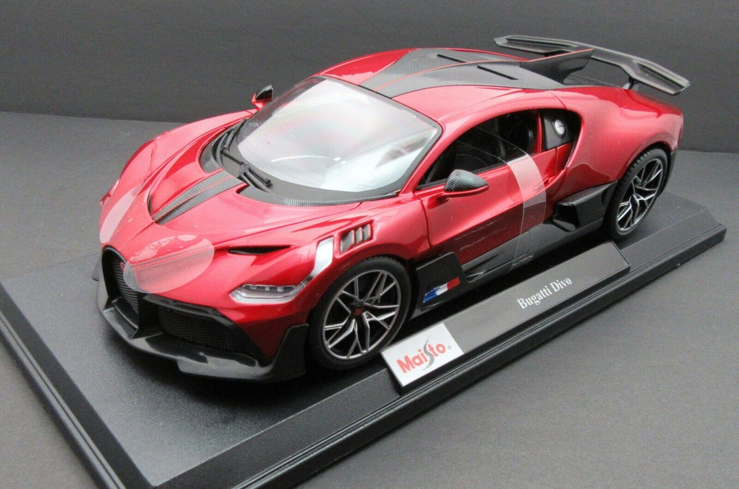 2019 Bugatti Divo Red 1:18 Metal Die Cast Car Maisto - Etsy