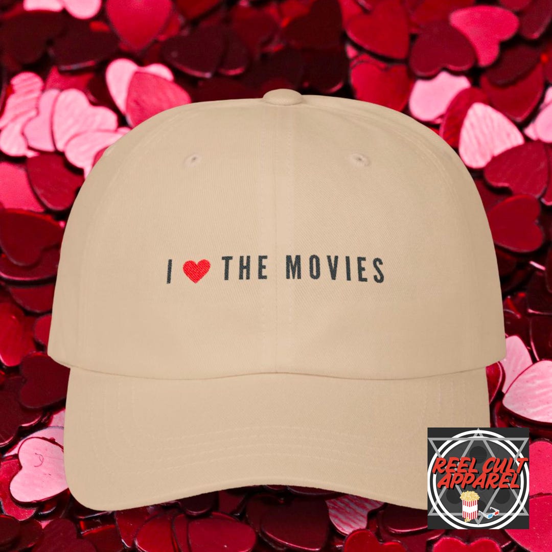 I Heart the Movies Dad Cap - Film Lover Gift - Etsy