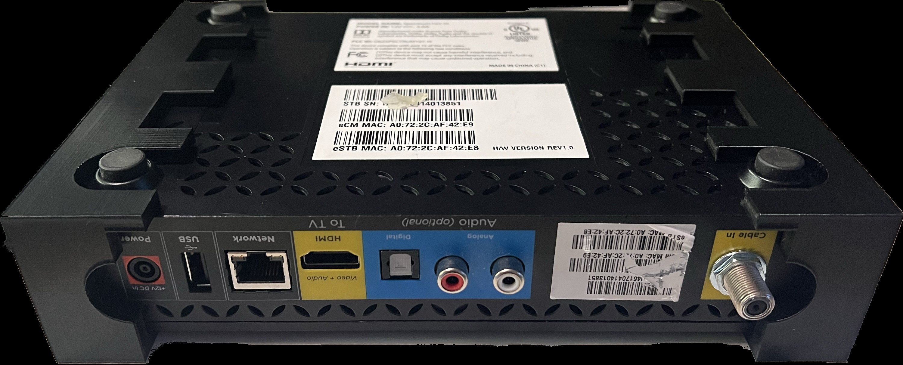 Spectrum101-h Cable Box Desk Mount - Etsy