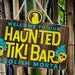 Welcome to Our Haunted Tiki Bar, Solid Wood and Paint Sign, Quality ...